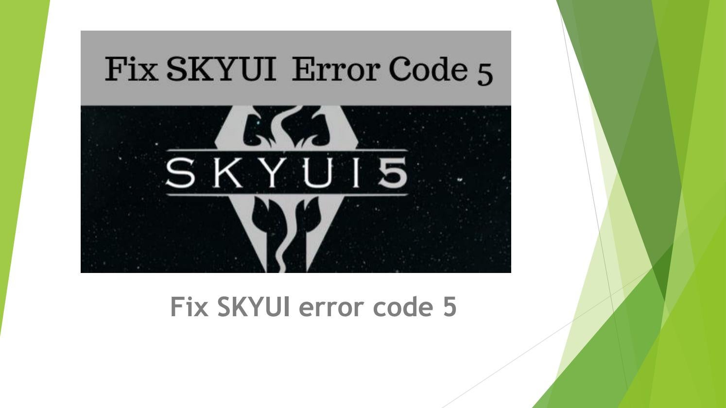 SkyUI Error Code 5 – How to Fix Bethesda Error Code 5 - Techcrums