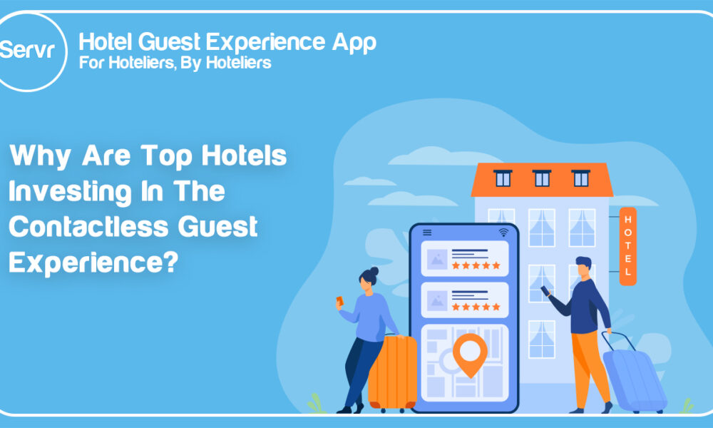 What are the 4 steps of a contactless app guest experience? - Techcrums