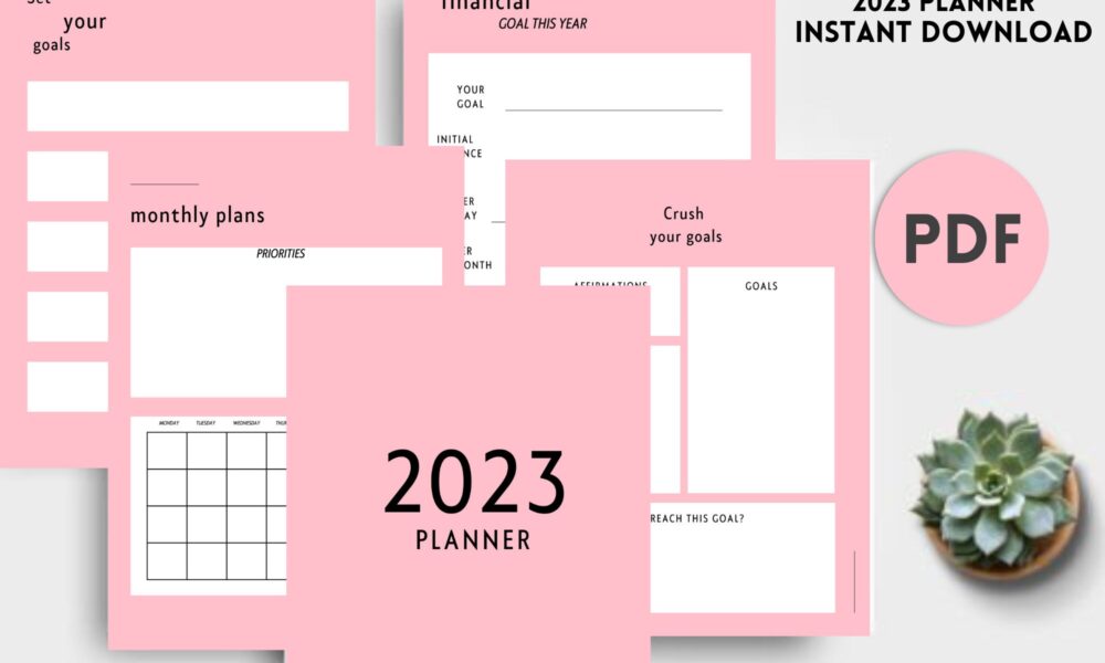 Digital Editable and Printable Planners - Techcrums